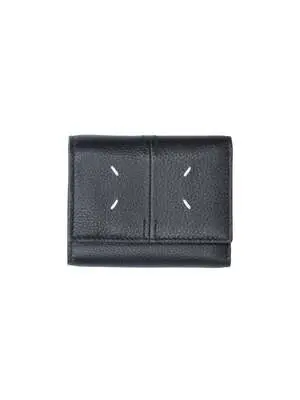 MAISON MARGIELA Leather Bi-fold Wallet - Black