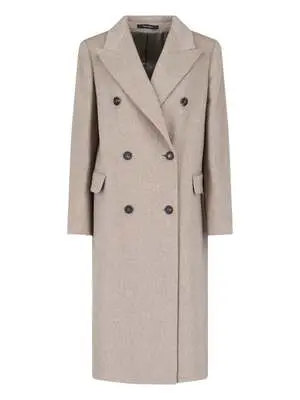 Tagliatore Tailored Double-breasted Jacket In 100% Virgin Wool