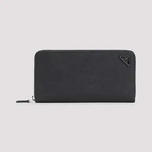 Prada Saffiano Mini Zip-around Wallet, 20cm X 10cm X 2cm