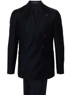 Tagliatore 100% Virgin Wool Suit For - Navy