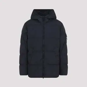Stone Island Quilted Down Jacket - Blue