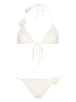 LA REVECHE Embellished Bikini - Ivory
