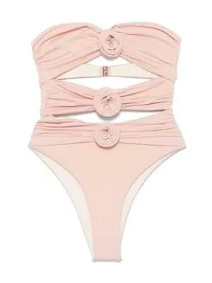LA REVECHE Embellished Bikini - Pink