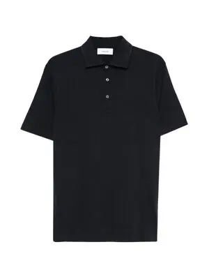LARDINI Short Sleeve Button Closure Shirt For - Navy