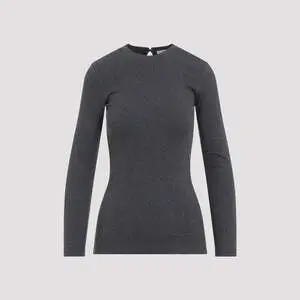 Brunello Cucinelli Ribbed Long Sleeve T-shirt