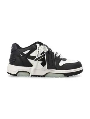 Off-White Low-top Leather Sneakers - Black