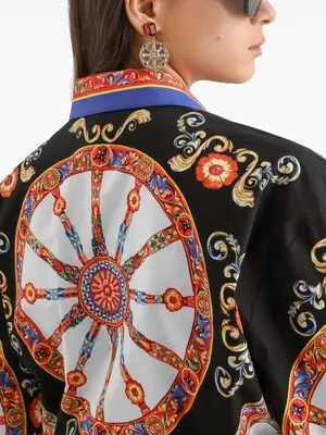 Dolce & Gabbana Carretto Print Cotton Shirt