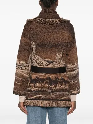 Alanui Wild Wild Wool Cardigan