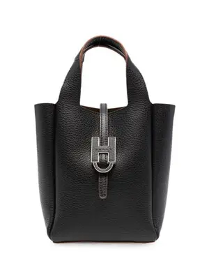 Hogan Trend Mini Leather Tote - Black