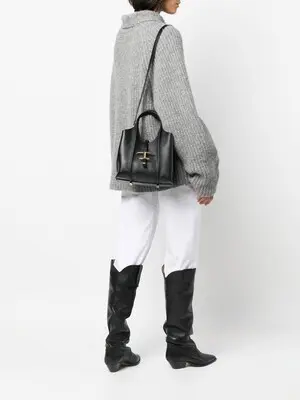 TOD'S Mini Leather Shopping Bag