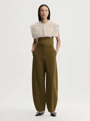 BY MALENE BIRGER Carlien Tapered Leg Trousers - Hunt