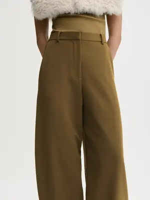 BY MALENE BIRGER Carlien Tapered Leg Trousers - Hunt