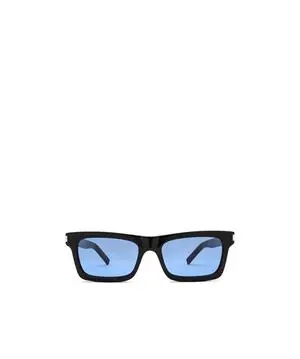 Saint Laurent Rectangular Frame Sunglasses - Blue