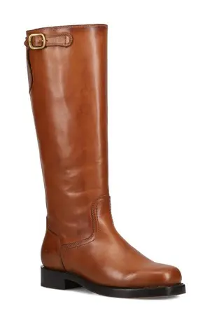 THE FRYE COMPANY Campus Knee High Riding Boot - Cognac