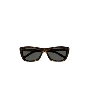 Saint Laurent Rectangular Frame Sunglasses - Black