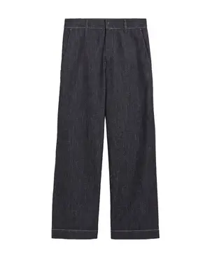 Max Mara High Waist Wide Leg Jeans