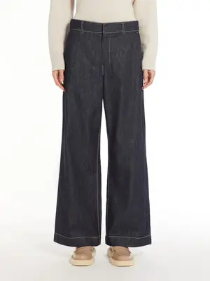 Max Mara High Waist Wide Leg Jeans