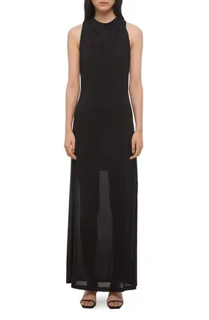 Helmut Lang Sleeveless Maxi Dress - Black