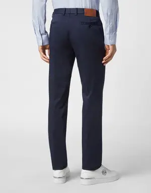Philipp Plein Long Trousers Chinos Fit - Darkblue