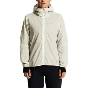 CRAFT Packable Windbreaker Jacket With Hood - Tofu