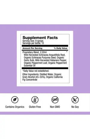 DR. SCHULZE'S Throat & Tonsil Spray For Throat Support And Immunity, Plant-based Formula