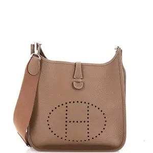 Hermès Evelyne Bag Gen Iii Clemence Pm - Grey