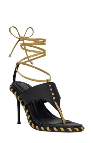 AZALEA WANG Atmos Strappy Sandal - Black
