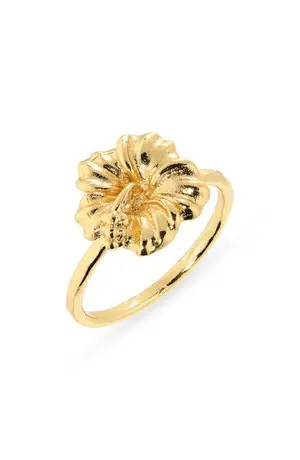 KIARA BY KI-ELE Aloha Hibiscus Ring