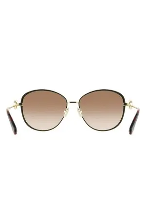 FERRAGAMO 61mm Gradient Cat Eye Sunglasses