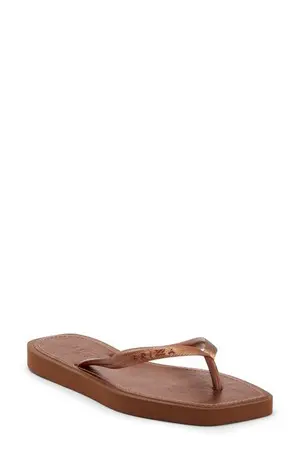 BRIZZA Metallic Flip Flop - Copper