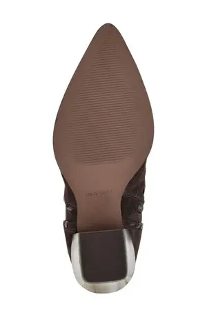 Nine West Rosco Knee-high Western Boots - Dark Brown