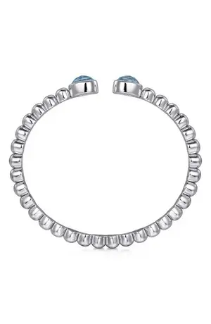 GABRIEL & CO. Turquoise Doublet Cuff Bracelet