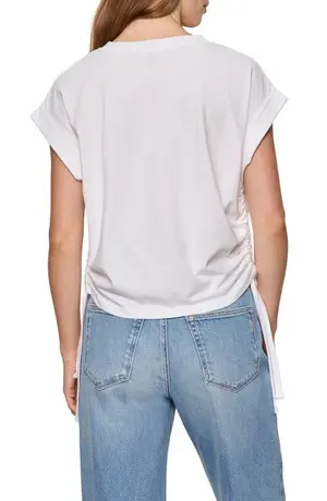 Sanctuary Organic Cotton Blend T-shirt With Side Ties