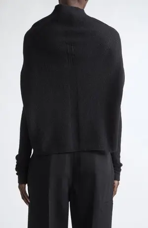 Rick Owens Crater Cashmere Blend Sweater - Black