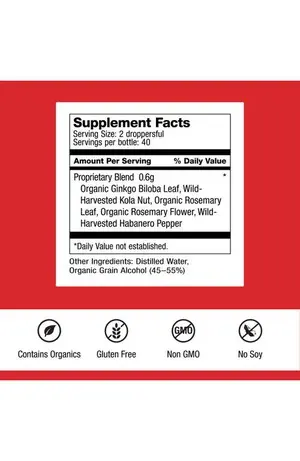 DR. SCHULZE'S Brain Formula Supplement For Clear Thinking, Focus, Healthy Eyesight And Hearing Support, Plant-based Ingredients