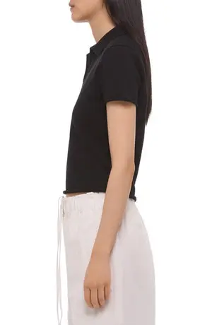 Helmut Lang Shrunken Knit Polo