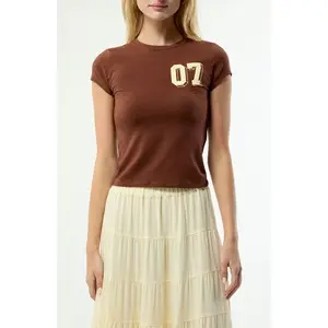 PACSUN Echo Park Graphic T-shirt - Brown