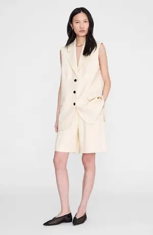 ANINE BING Sara Vest - Cream
