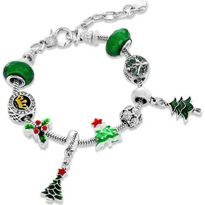 DONATELLO GIAN Christmas Tree Charm Bracelet
