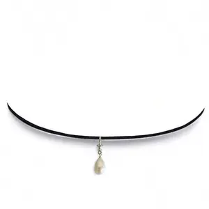 LENI JAMES Francesca Pearl Drop Charm In Sterling Silver