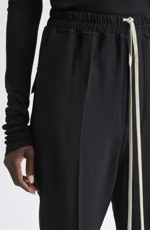 Rick Owens Astaire Crepe Crop Pants