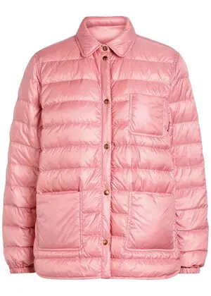 Moncler Fouine Quilted Nylon Jacket - Light Pink