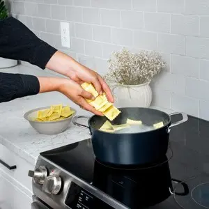 ALVA Maestro 8-piece Ceramic Nonstick Cookware Setinduction & Oven Safe