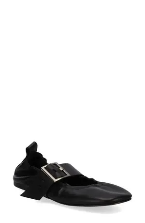 ALOHAS Sarea Mary Jane Ballet Flat Black