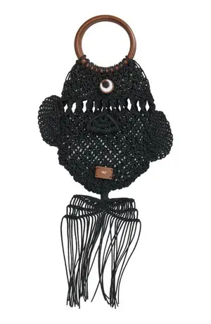 ANYA HINDMARCH Macramé Fish Clutch