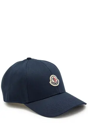 Moncler Logo-appliquéd Twill Cap