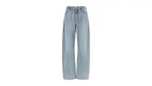 Alexander Wang Rhinestone Drawcord Balloon Joggers - Light Bleach