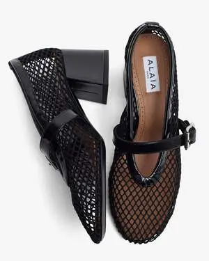 Alaïa Patent Mesh 55 Pumps
