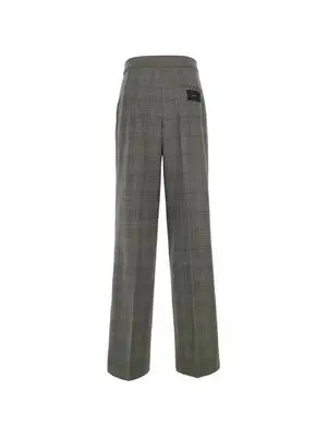 Pinko Check Pleated Trousers