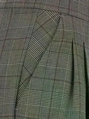 Pinko Check Pleated Trousers